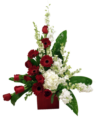 Simple Triangular Flower Arrangement