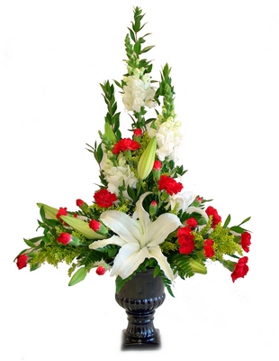 Triangular Shaped Flower Arrangement